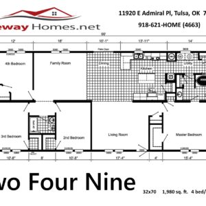 The Two-Four-Nine at Lifeway Homes - Manufactured Homes