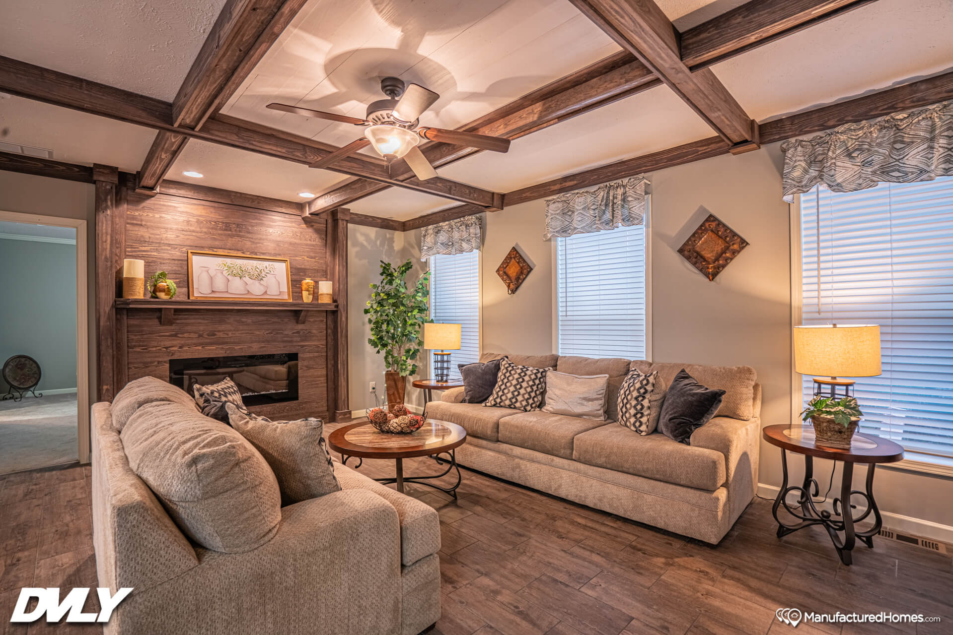 The Thorpe Manufactured Doublewide Home at Lifeway Homes