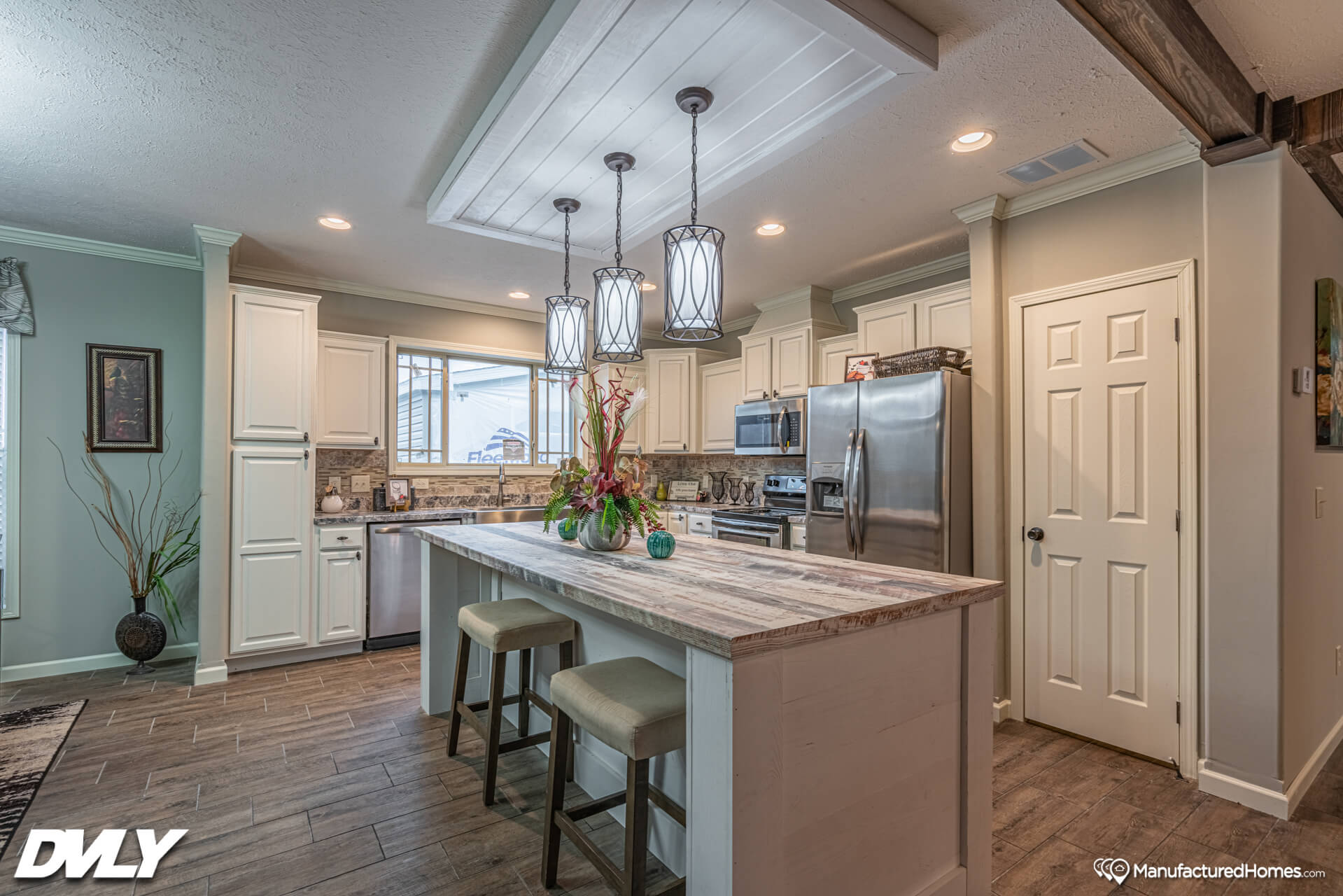 The Thorpe Manufactured Doublewide Home at Lifeway Homes